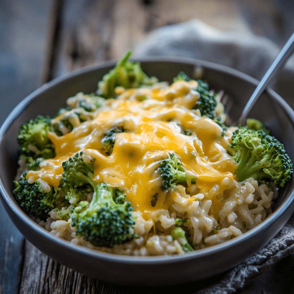 Cheesy Broccoli Rice Bowl: A Warm, Nutritious Comfort Meal