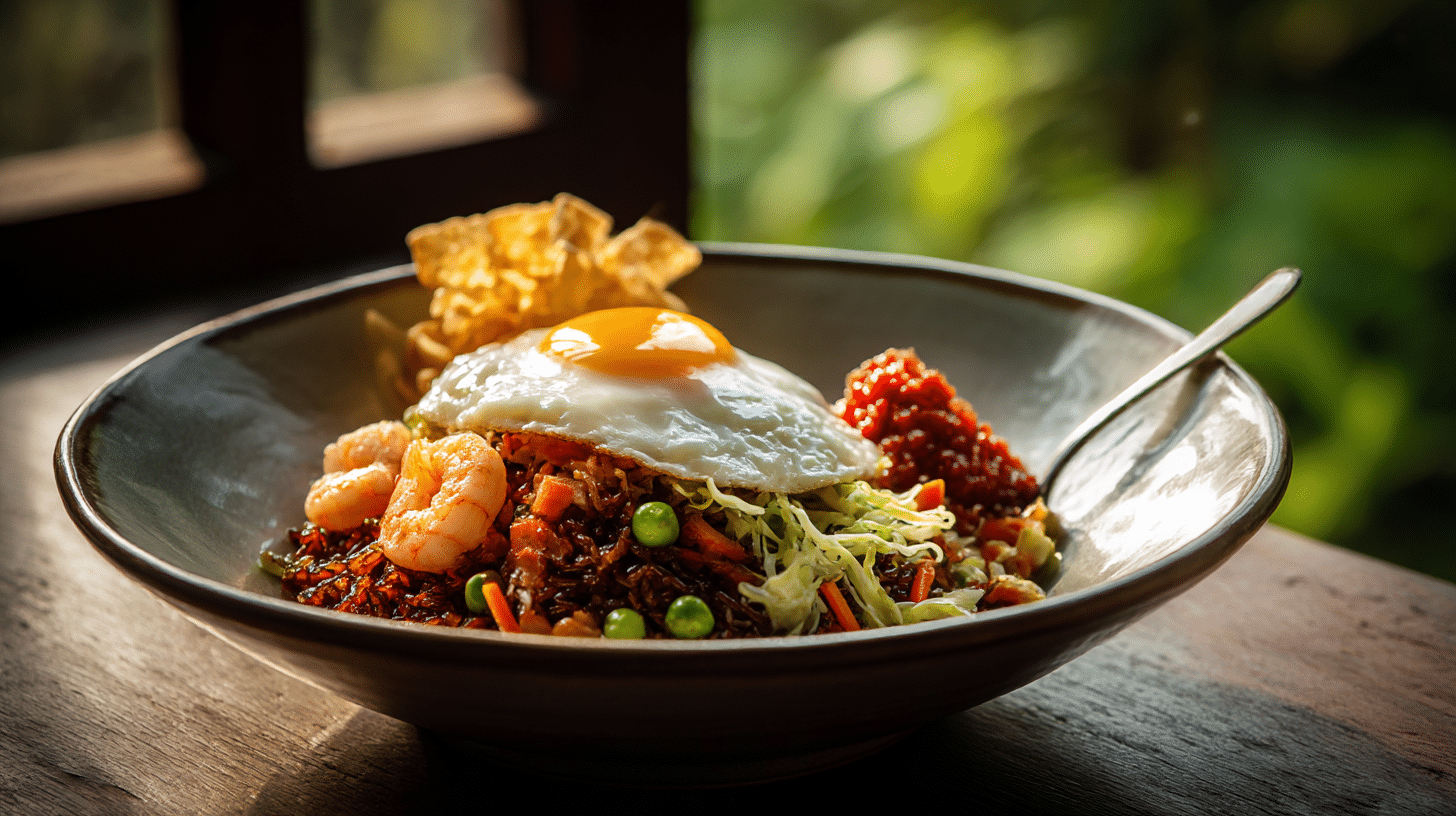 Indonesian Nasi Goreng: 30-Minute Easy Recipe (Kecap Manis & Shrimp Paste)